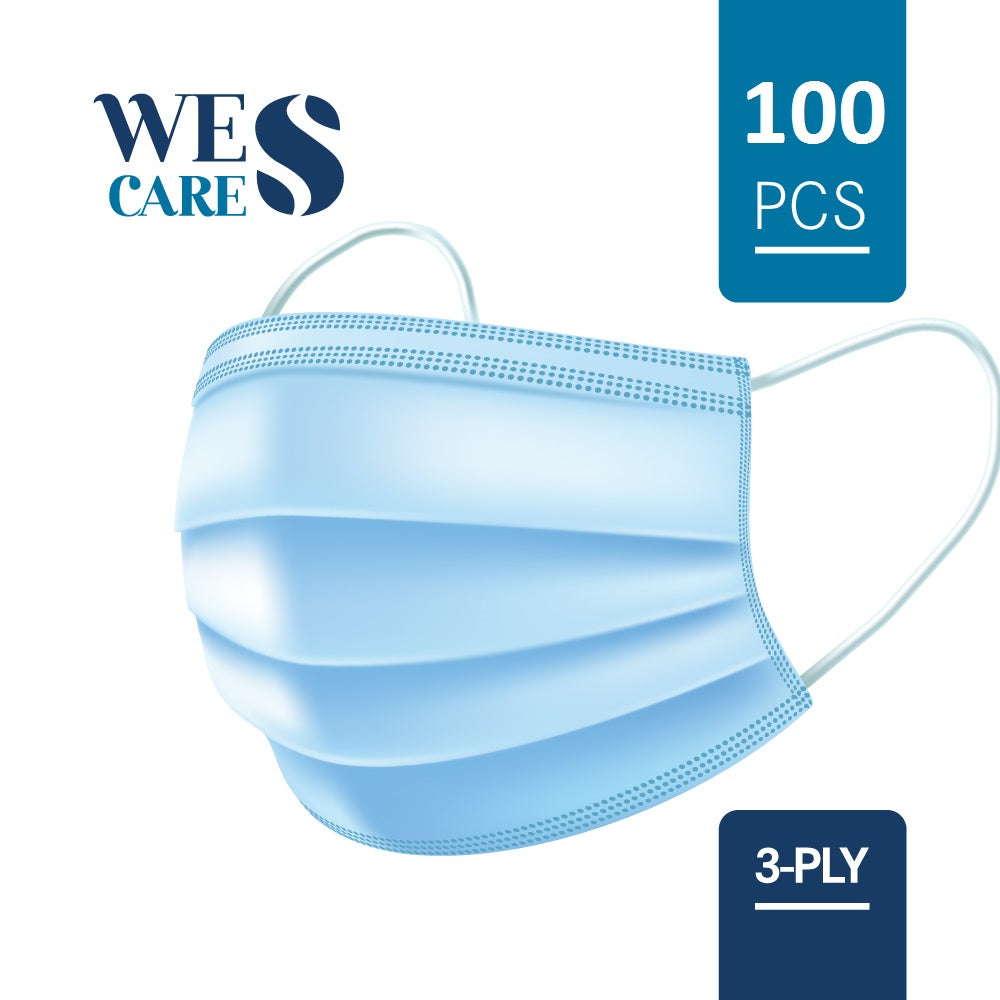 3Ply Premium Surgical Face Masks [100Pc] BFE 99% UV Sterilised – Wes ...
