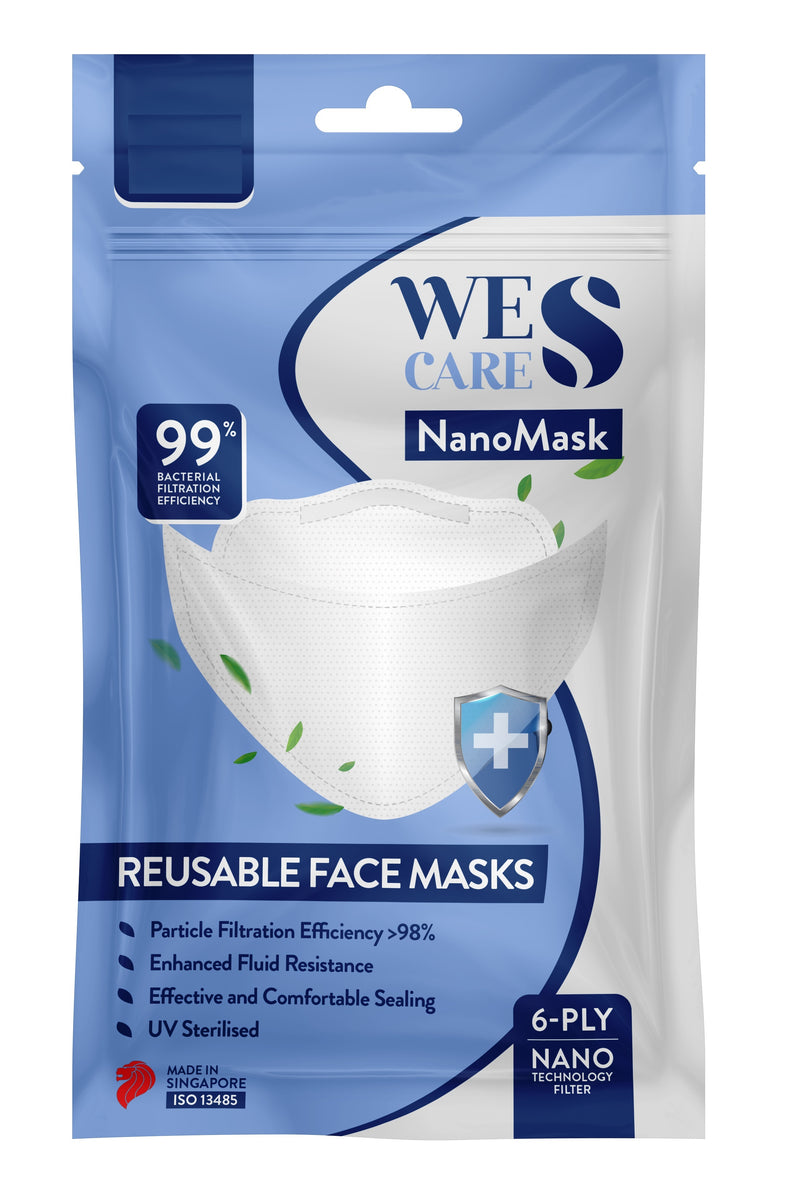 [4Pcs] Wes Cares Design NanoMask Reusable – Wes Medical